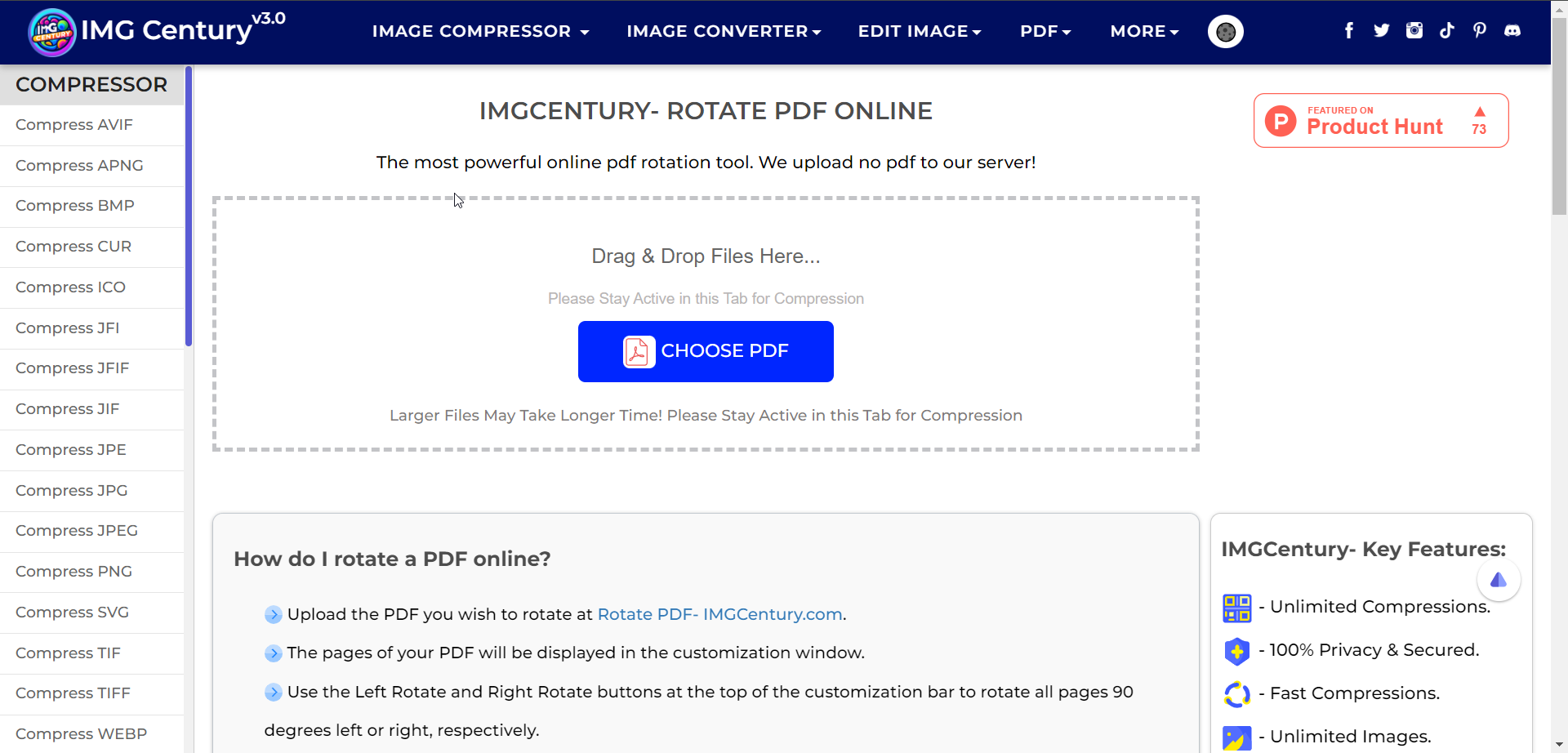 Rotate PDF Online: Left/Right PDF Rotation Tool - IMGCentury.com Rotate PDF Online: Left/Right PDF Rotation Tool - IMGCentury.com