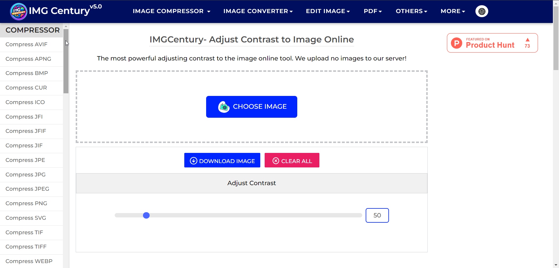 Adjust Contrast to Image Online | IMGCentury.com